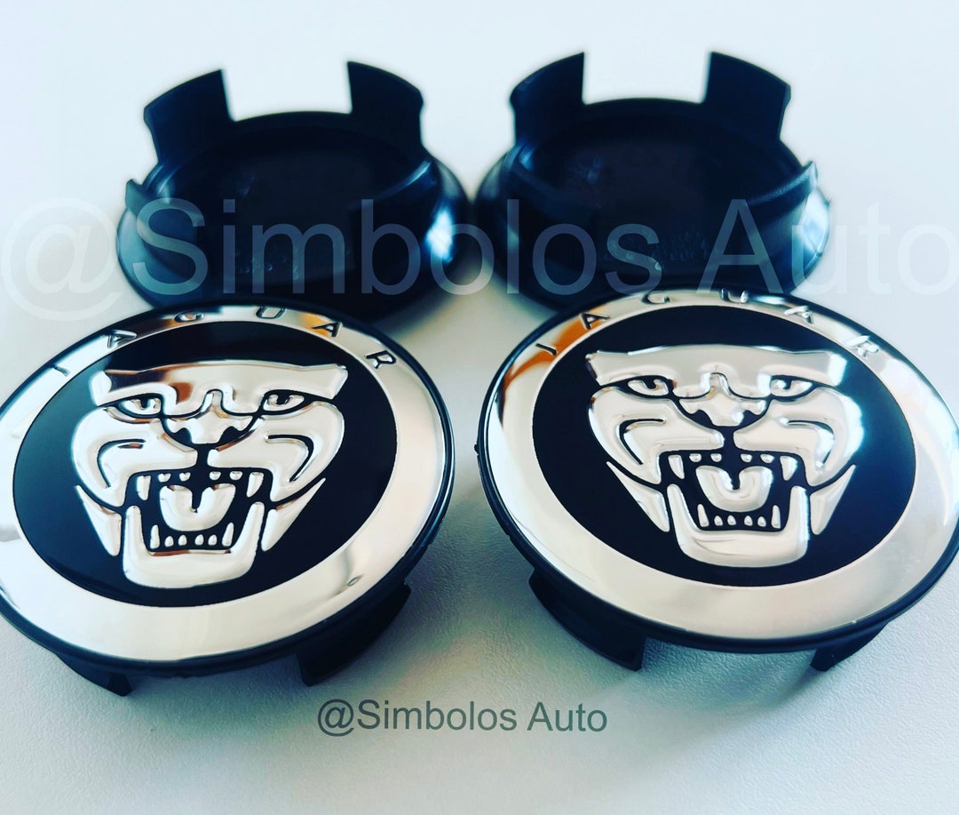 Set of 4pcs Jaguar Auto Styling Wheel Center Hub Cap 58mm Cover Car Xf ...