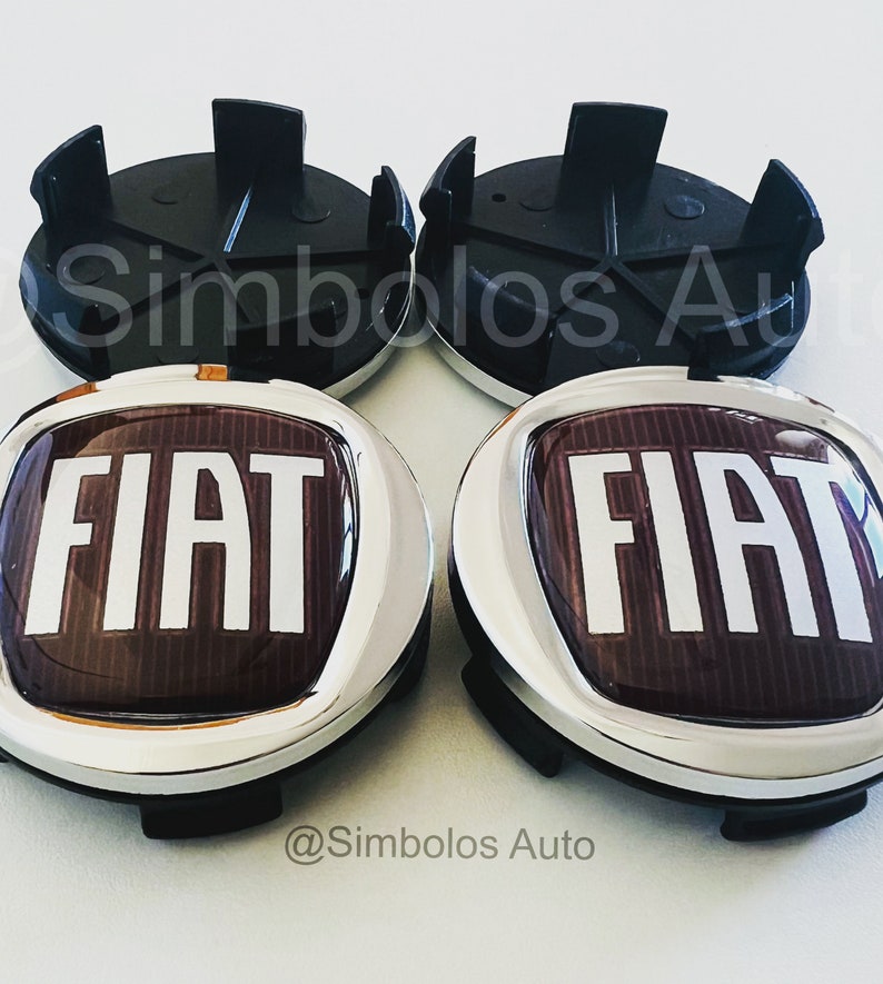 Set of 1PC 120mm FIAT Car Front Bonnet Grill Logo Hood Emblem Badge ...