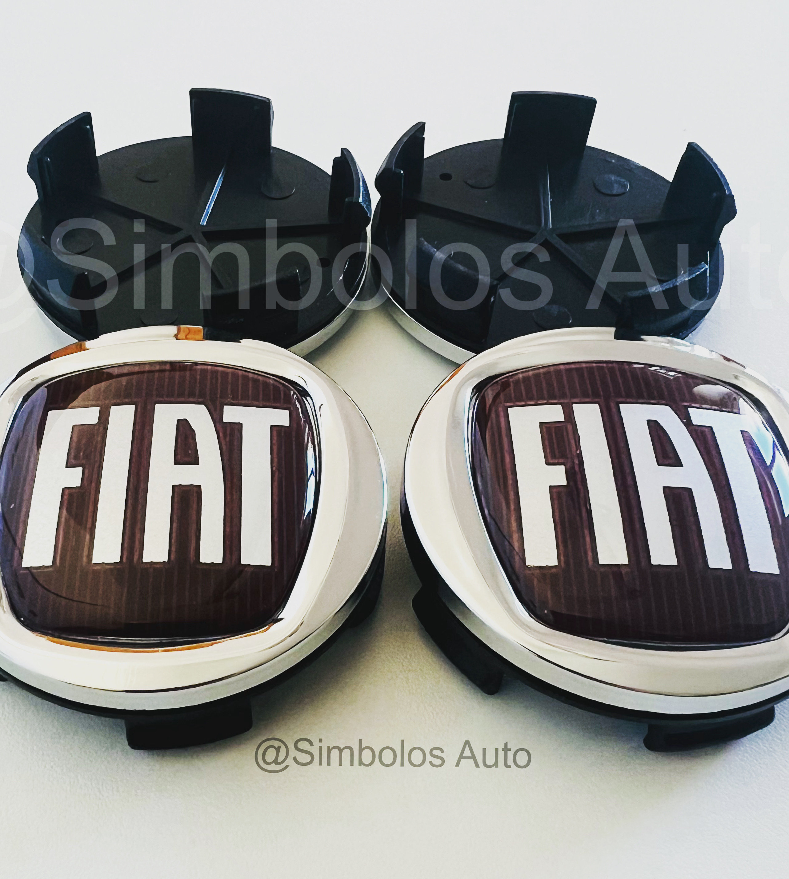 Set of 1PC 120mm FIAT Car Front Bonnet Grill Logo Hood Emblem Badge ...
