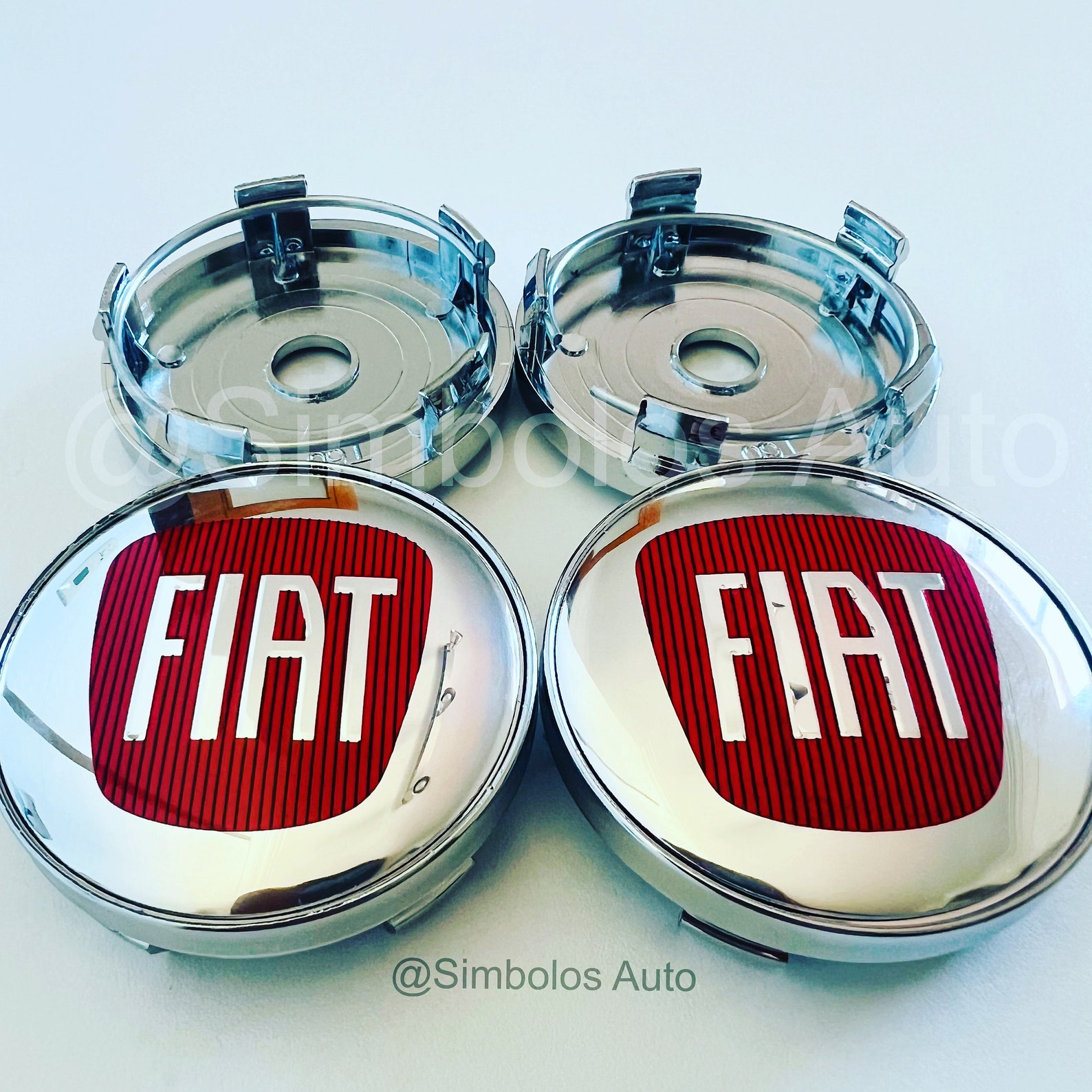 Set of 1PC 120mm FIAT Car Front Bonnet Grill Logo Hood Emblem Badge ...