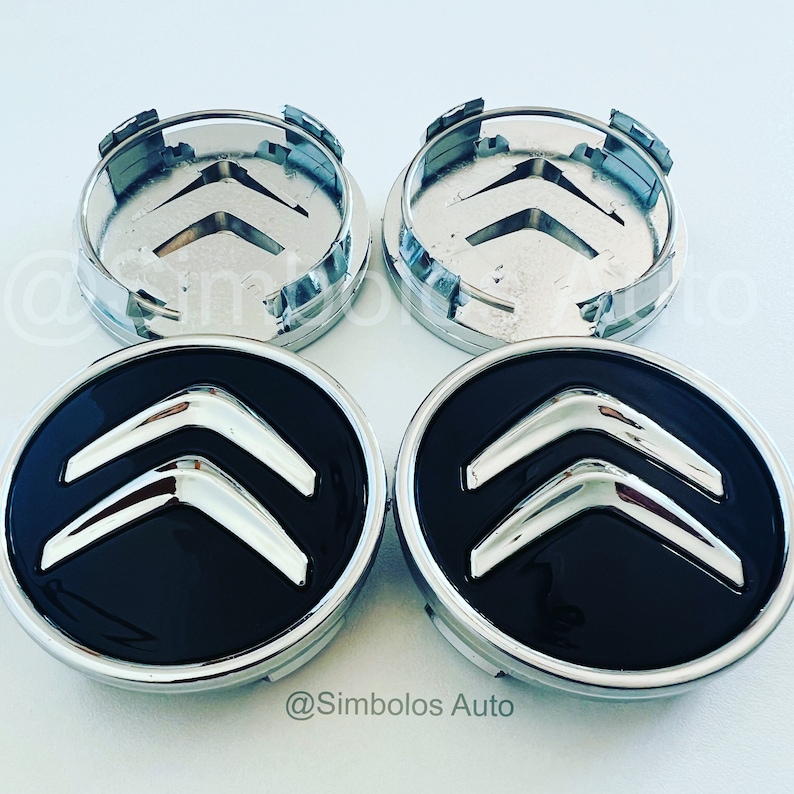 Set of 4 Citroen Hub Cover Center Wheel Citroen DS3 Logo Badge Emblem ...