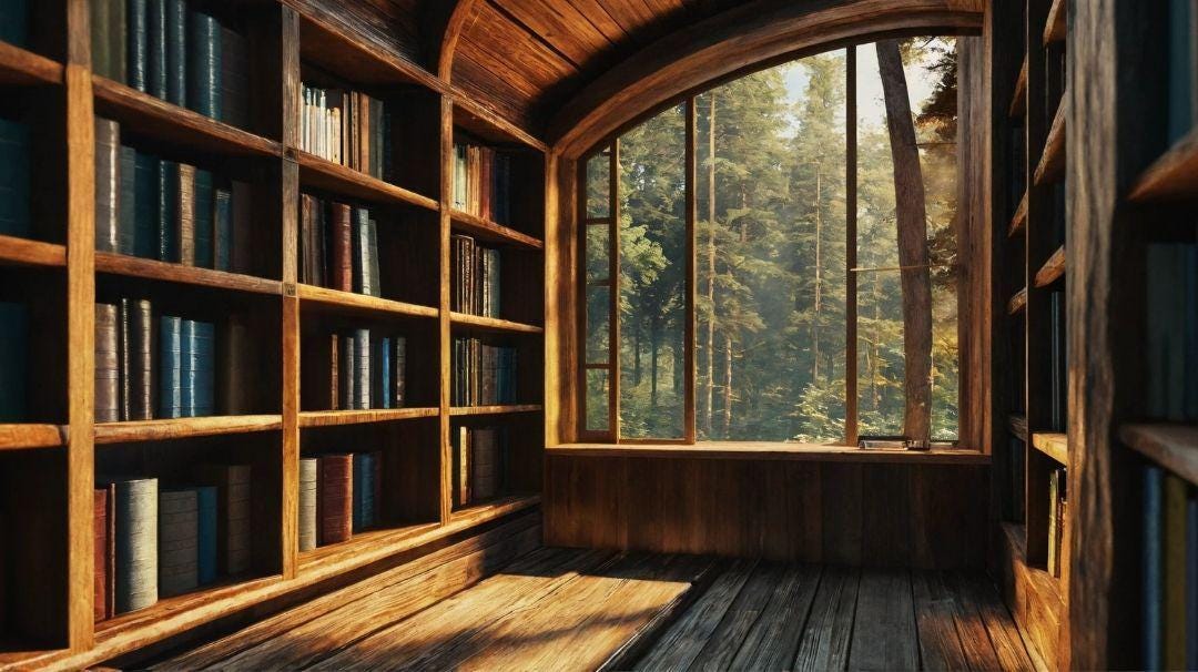 Library Background for Zoom | 5 Cozy Virtual Backdrops | Digital ...