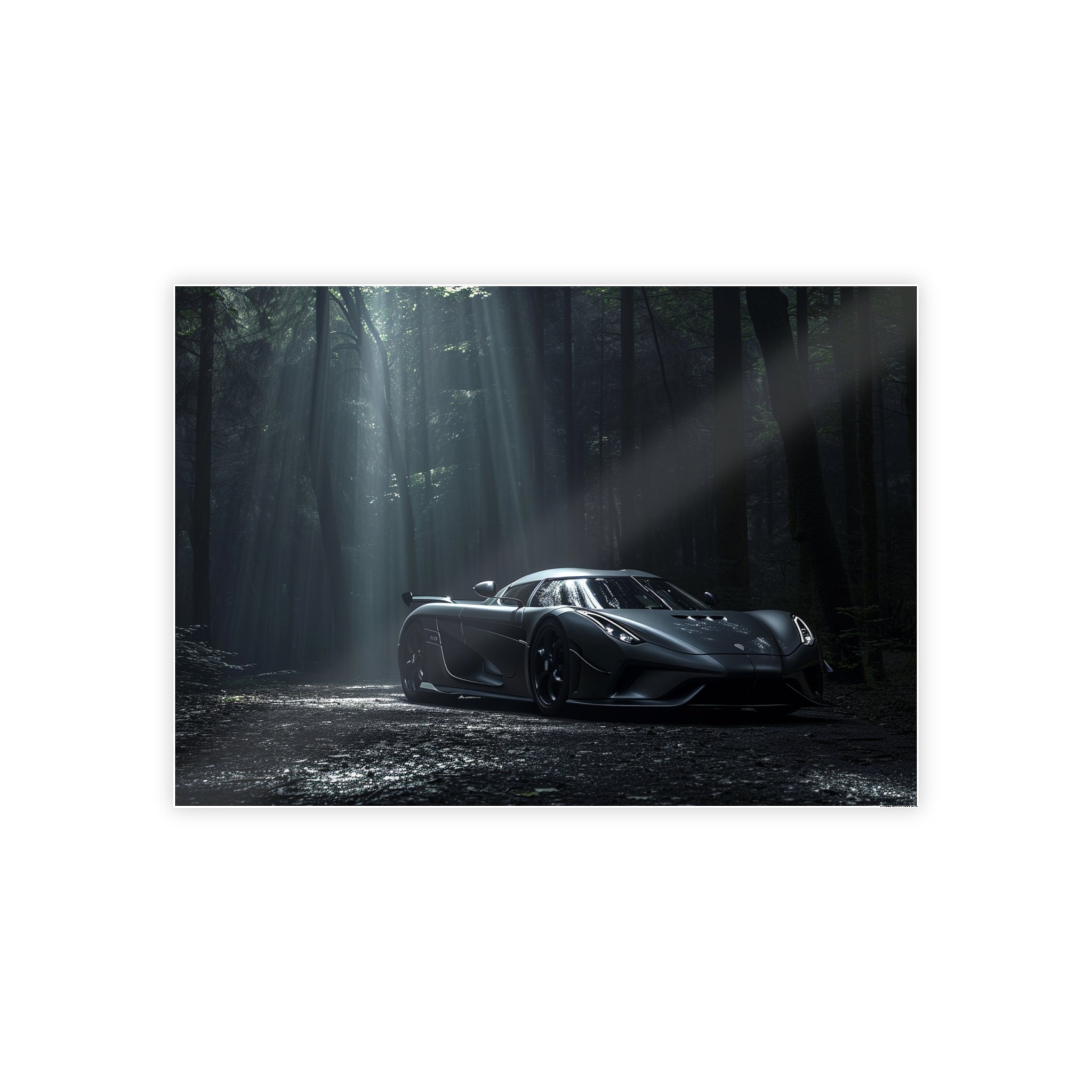 Koenigsegg Regera Gloss Poster| Koenigsegg| Regera| Hypercar|dark ...