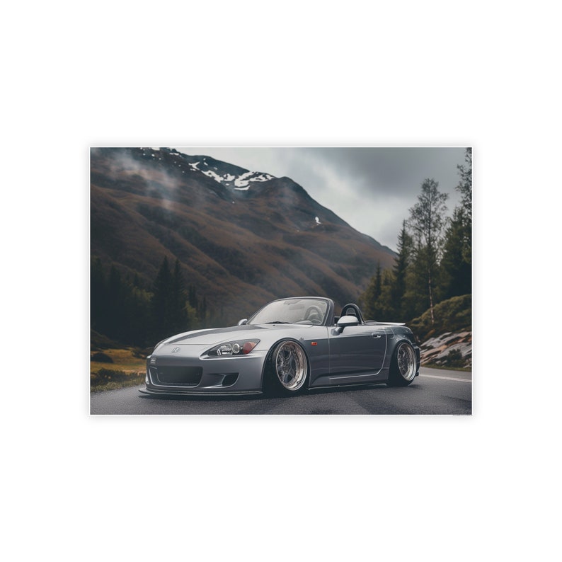 S2000 Forest Gloss Poster| S2K| JDM| RHD| Honda| Convertible | Forest ...