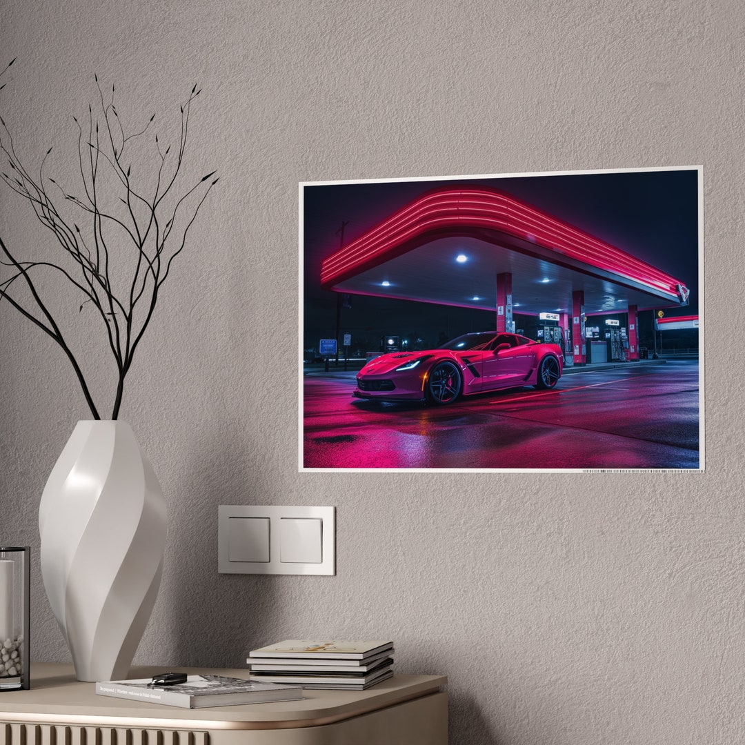 C7 Corvette Stingray Gloss Poster| C7| V8| Chevy| Chevrolet| Corvette ...