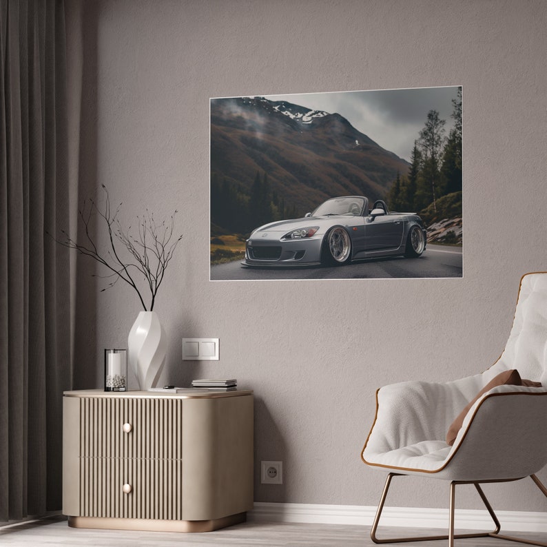 S2000 Forest Gloss Poster| S2K| JDM| RHD| Honda| Convertible | Forest ...