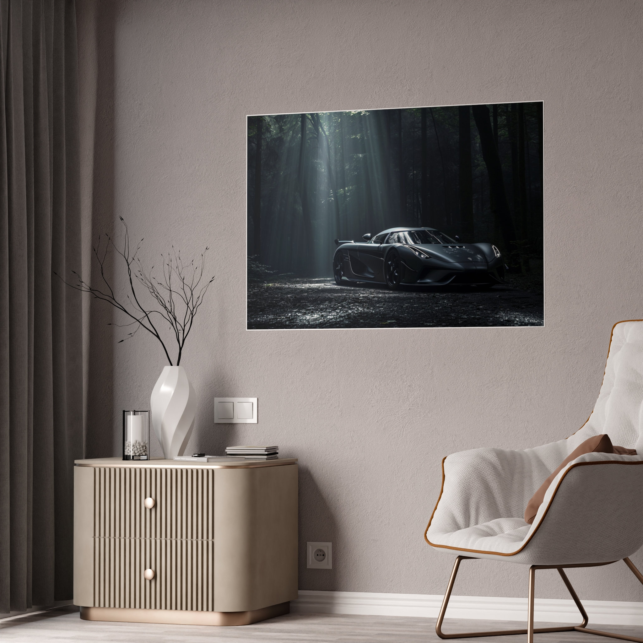 Koenigsegg Regera Gloss Poster| Koenigsegg| Regera| Hypercar|dark ...