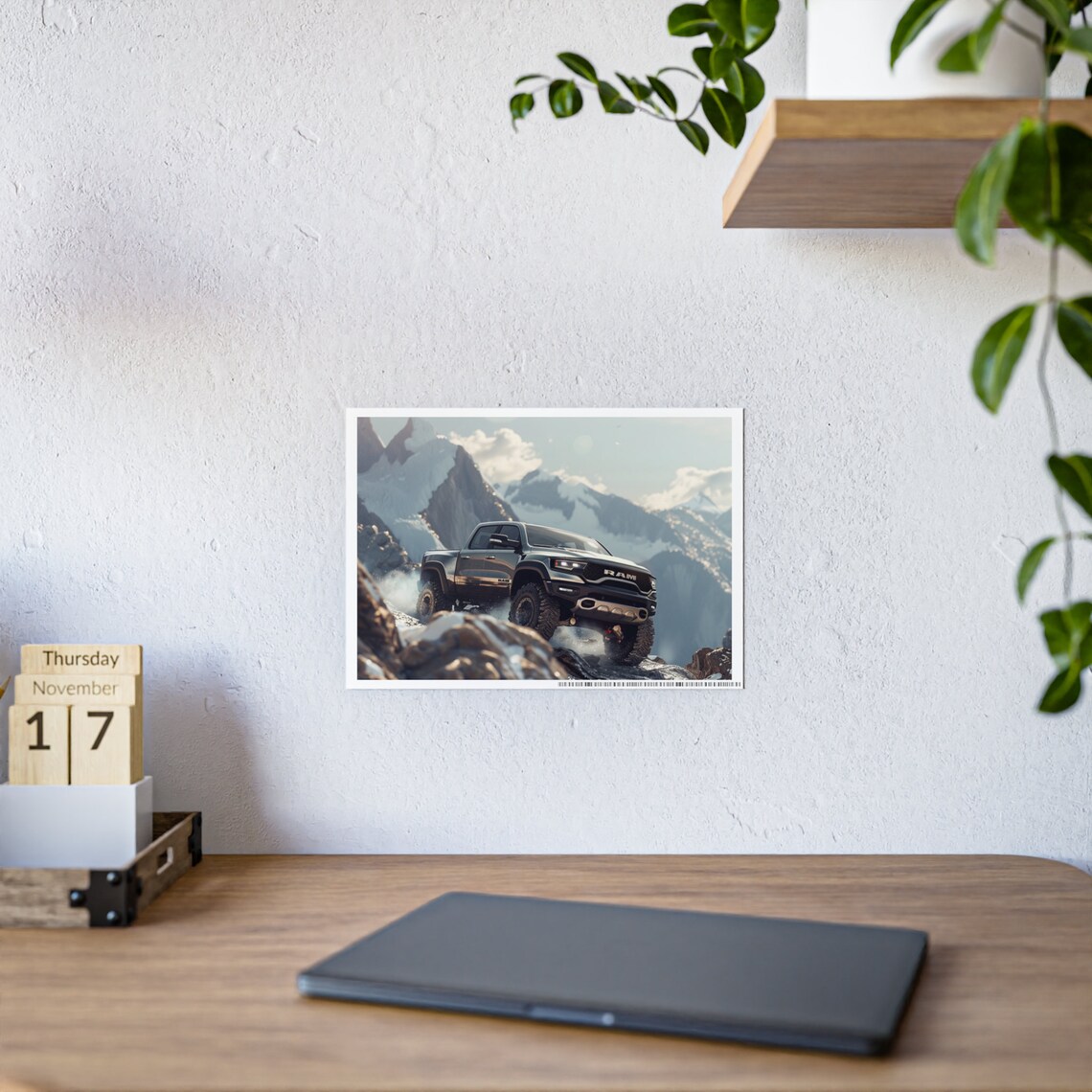 TRX Mountainside Gloss Poster| Ram| Ram TRX| Off-road| Mountain ...