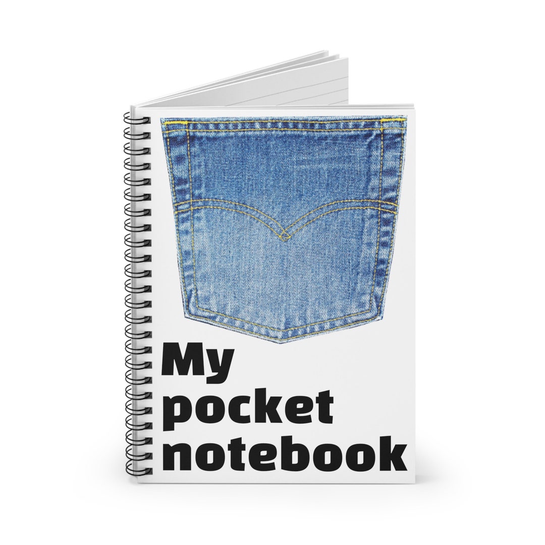 My Pocket Notebook With Jean Pocket Small Notebook Custom Notebook