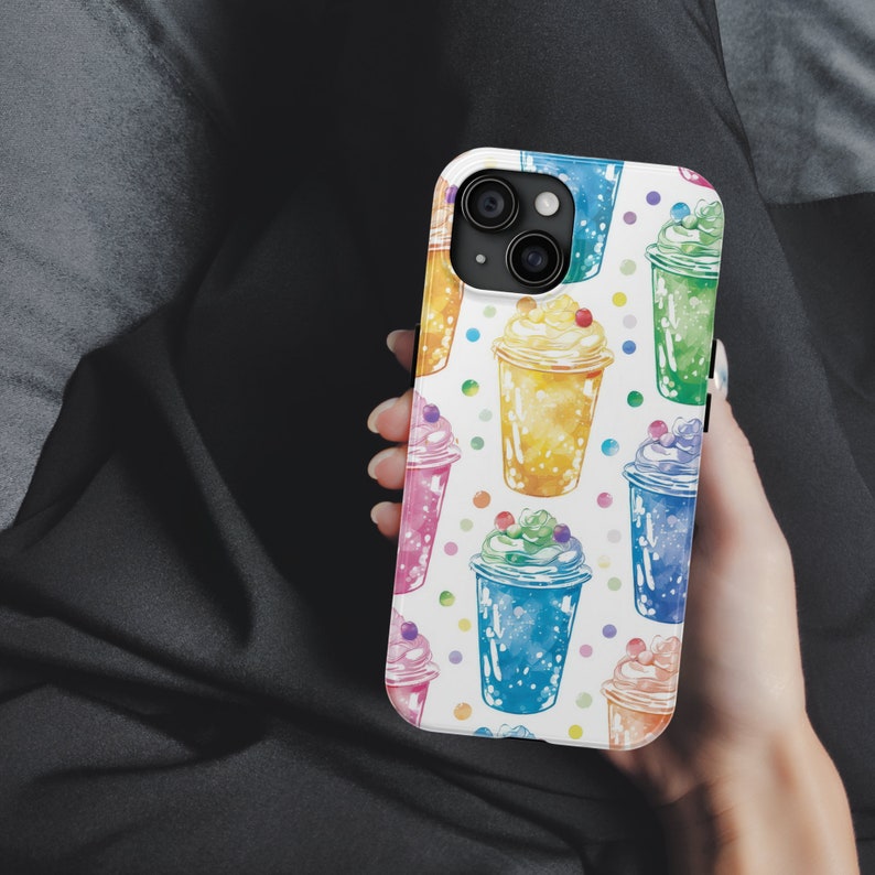 Pastel Color Boba Bubble Summer Drinks Cute Aesthetic Phone Case for ...