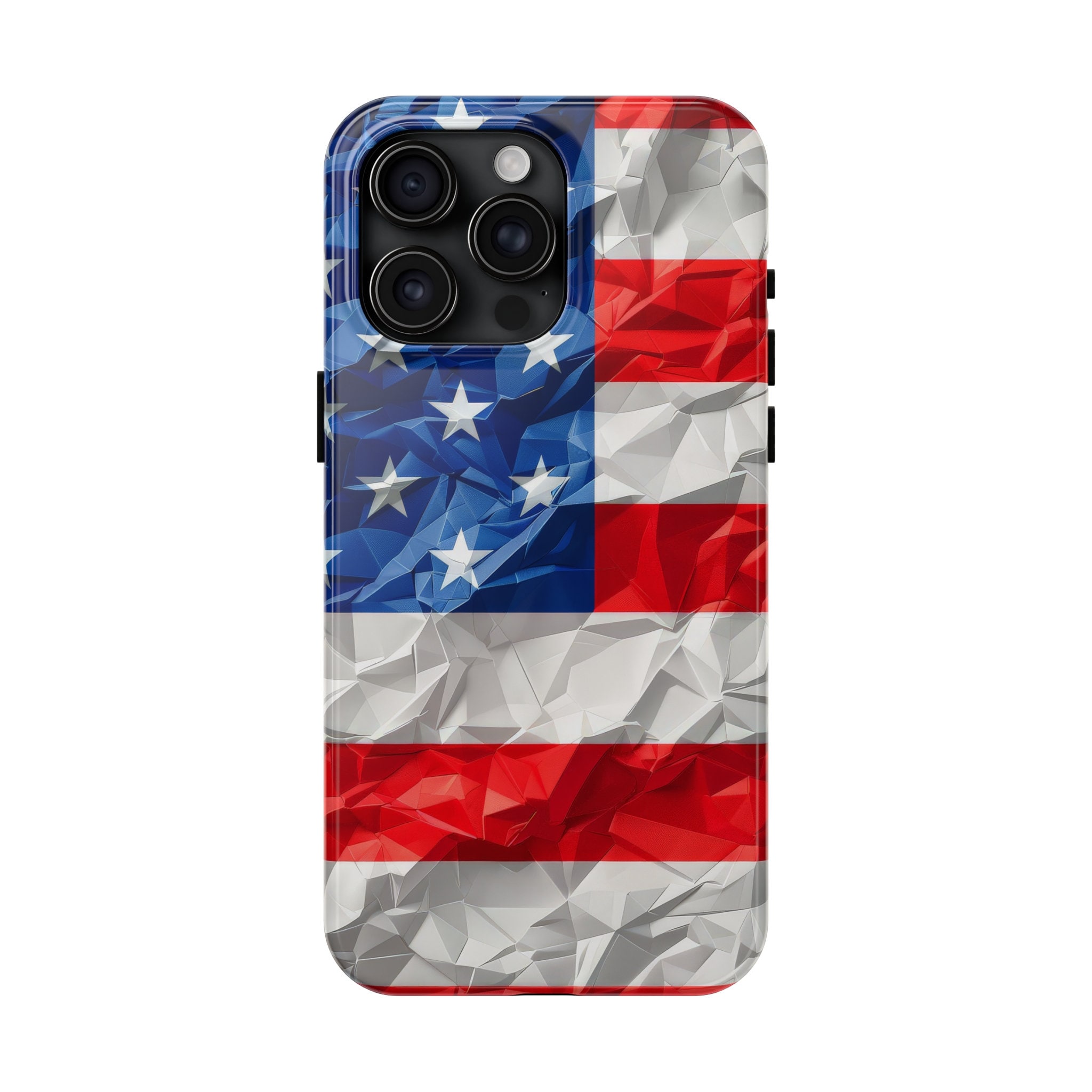 USA Flag Patriotic American Phone Case Casing for iPhone 15, 14, 13, 12 ...
