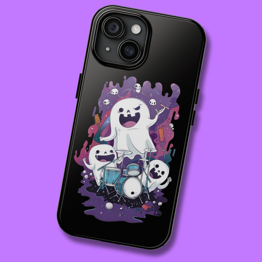 Ghost Rock Band Cute and Spooky Drums Viral Halloween Phone Case for ...
