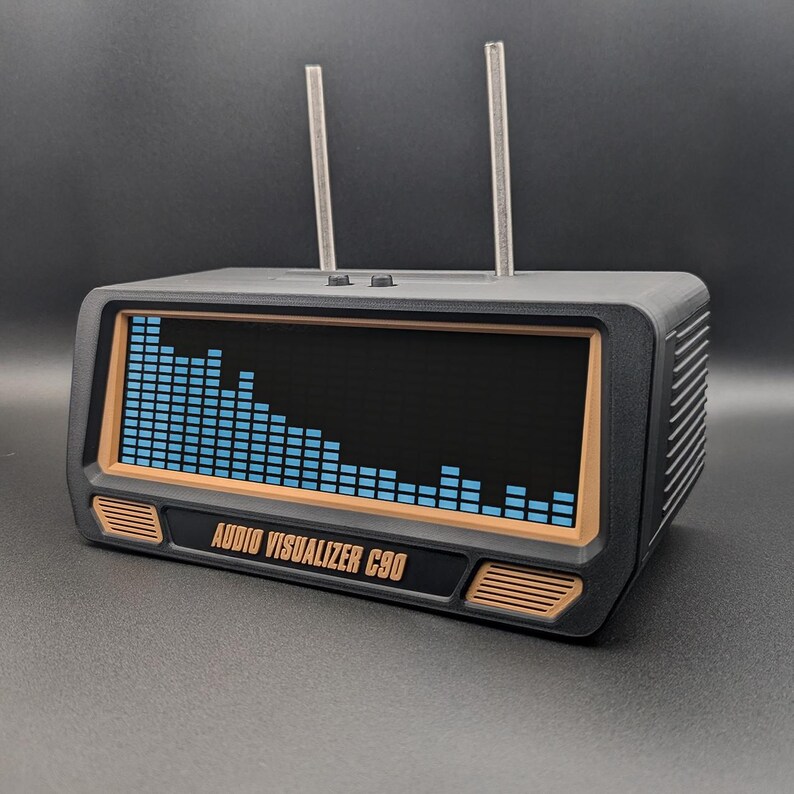 Audio Visualizer C90 – BLACK - Now Playing Display | Vinyl Record ...