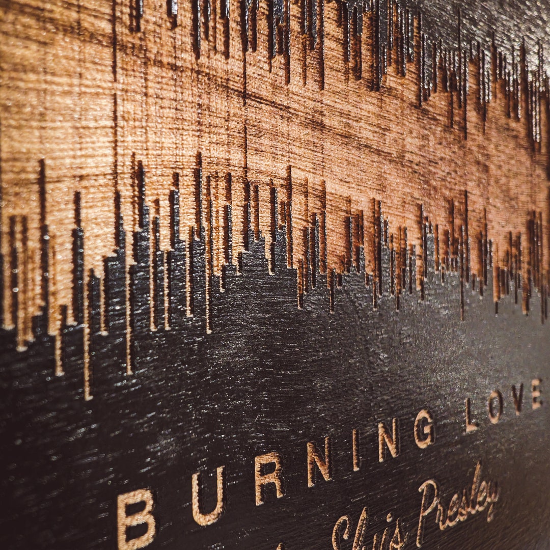 Personalized Music Soundwave Engraving Gift for Musicians & Record ...