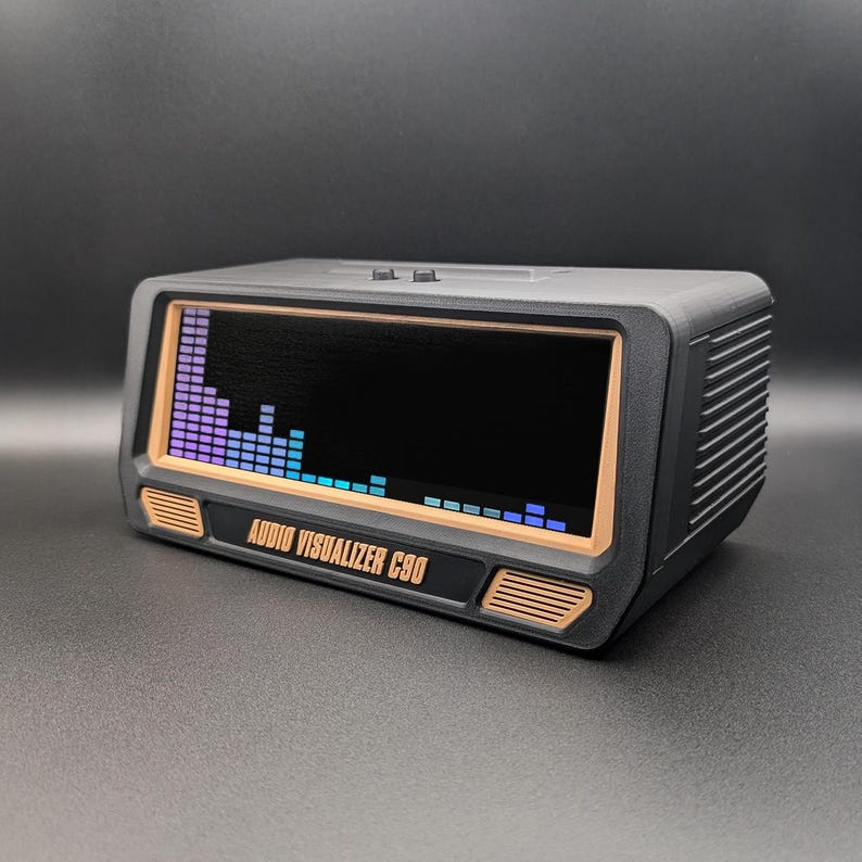 Audio Visualizer C90 – BLACK - Now Playing Display | Vinyl Record ...