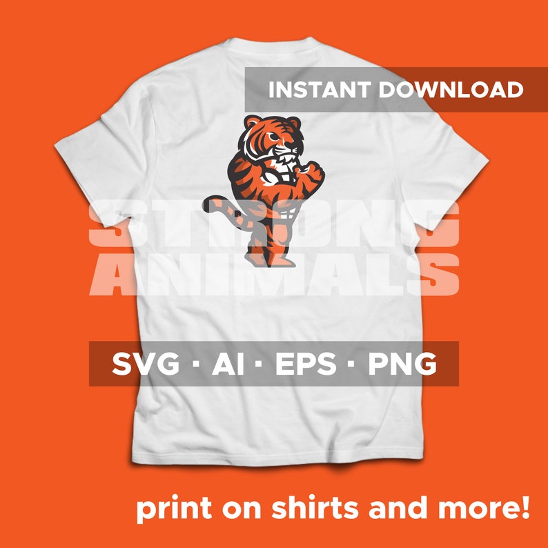 Bodybuilder Tiger SVG, EPS, PNG Instant Download Be Strong - Etsy