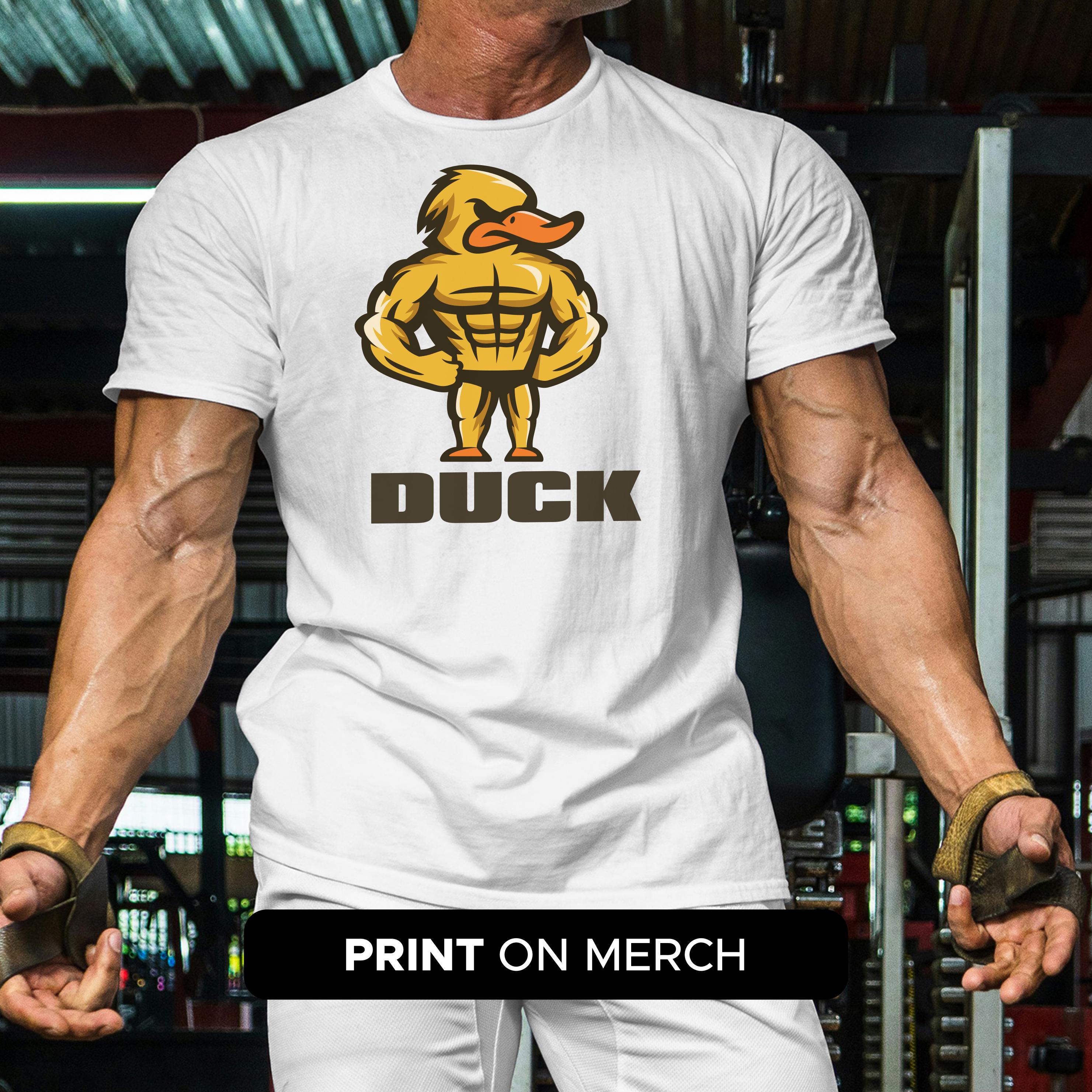 Bodybuilder Duck | SVG, EPS, PNG | Instant Download | Be Strong - Etsy