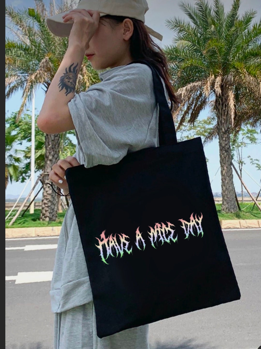 Cryptid Goth Bag Tote Pastel Goth Clothes Whimsigoth Alt Clothing ...