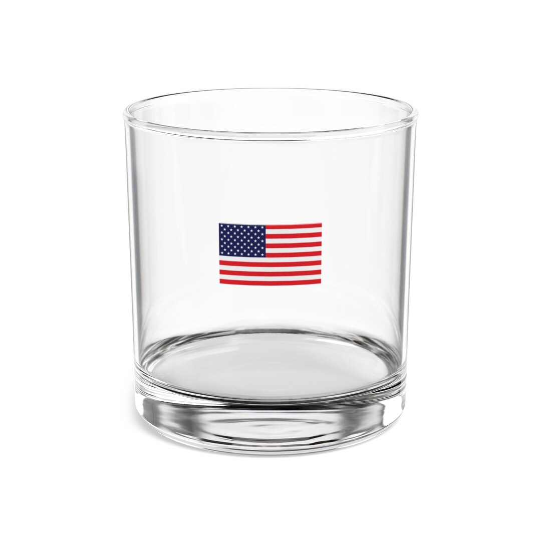 American Flag Rocks Glass Fourth of July Flag Rocks Glass American Flag ...