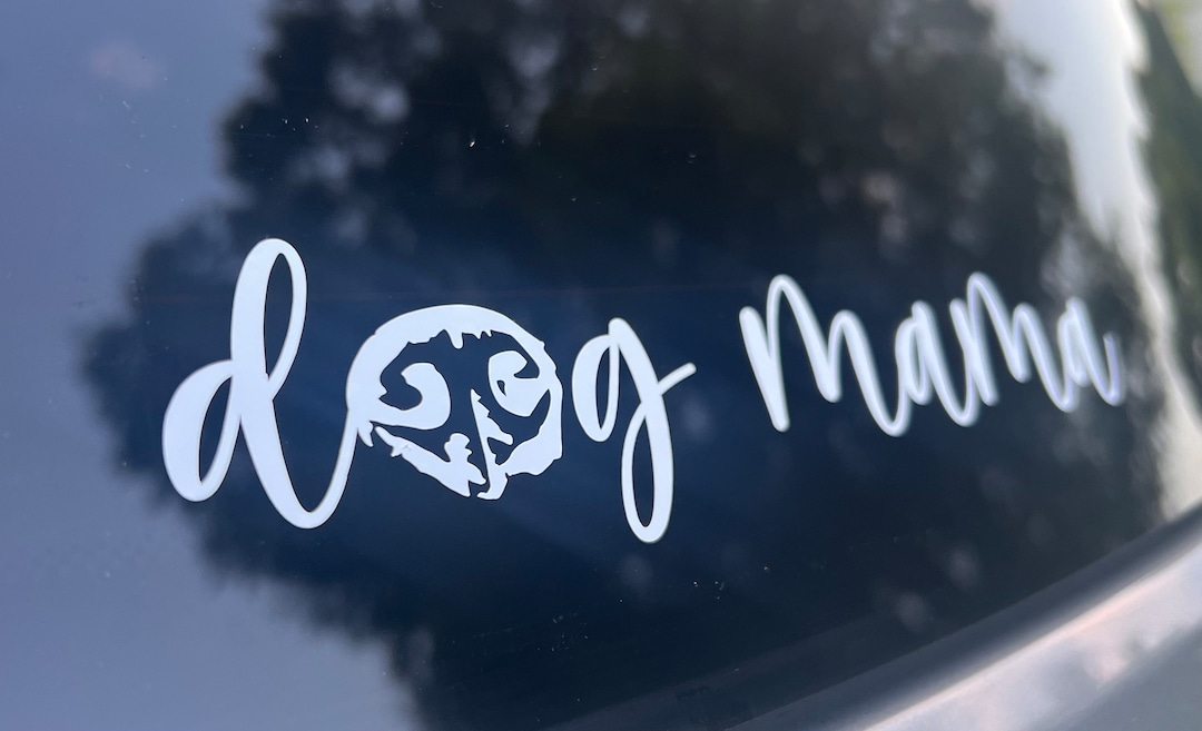 Dog Mama Vinyl Decal - Etsy