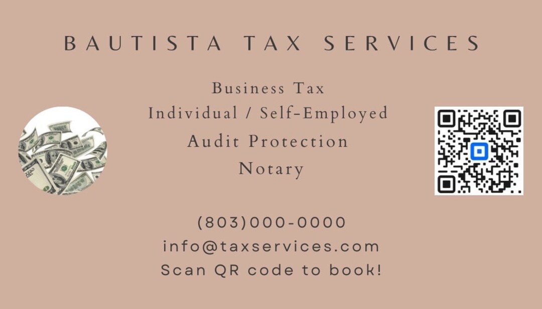Tax Preparation Business Card Template - Etsy