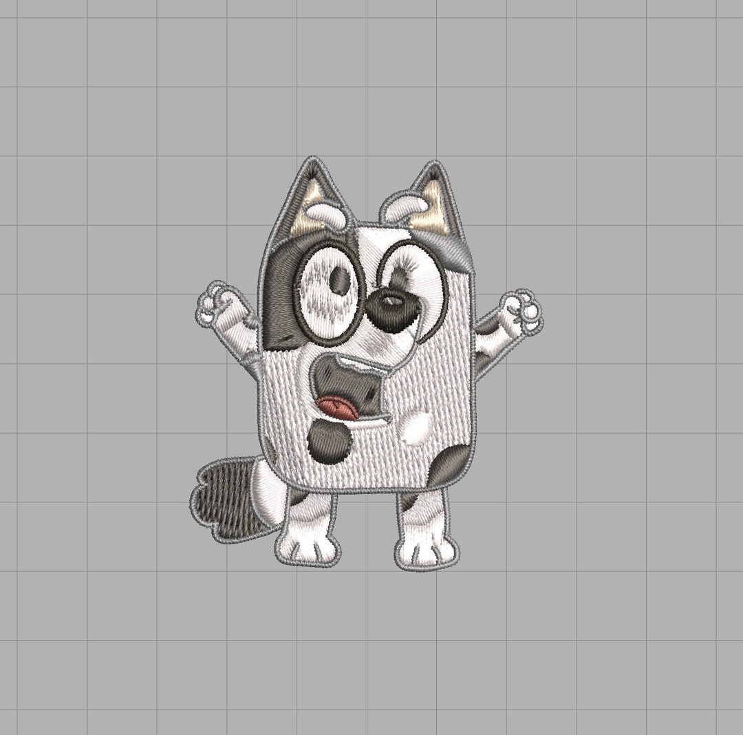 Muffin Bluey Digital Embroidery Design - PES File Machine Embroidery ...