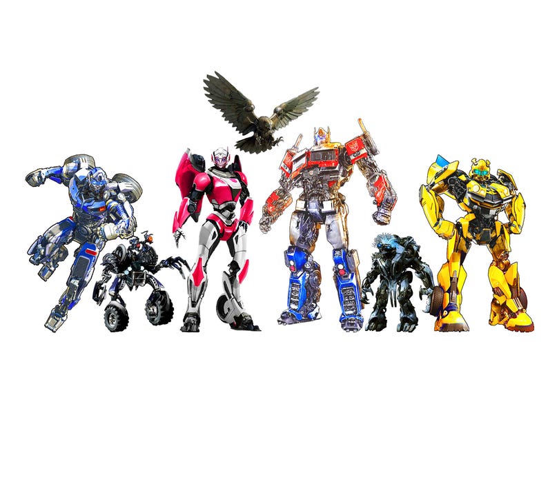 Transformer Gang Png , Transformers Crew Gang Png ,TRANSFORMER BUNDLE ...