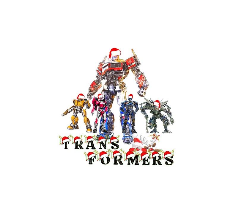 Personalizable Transformers Birthday PNG Illustration (digital Download ...