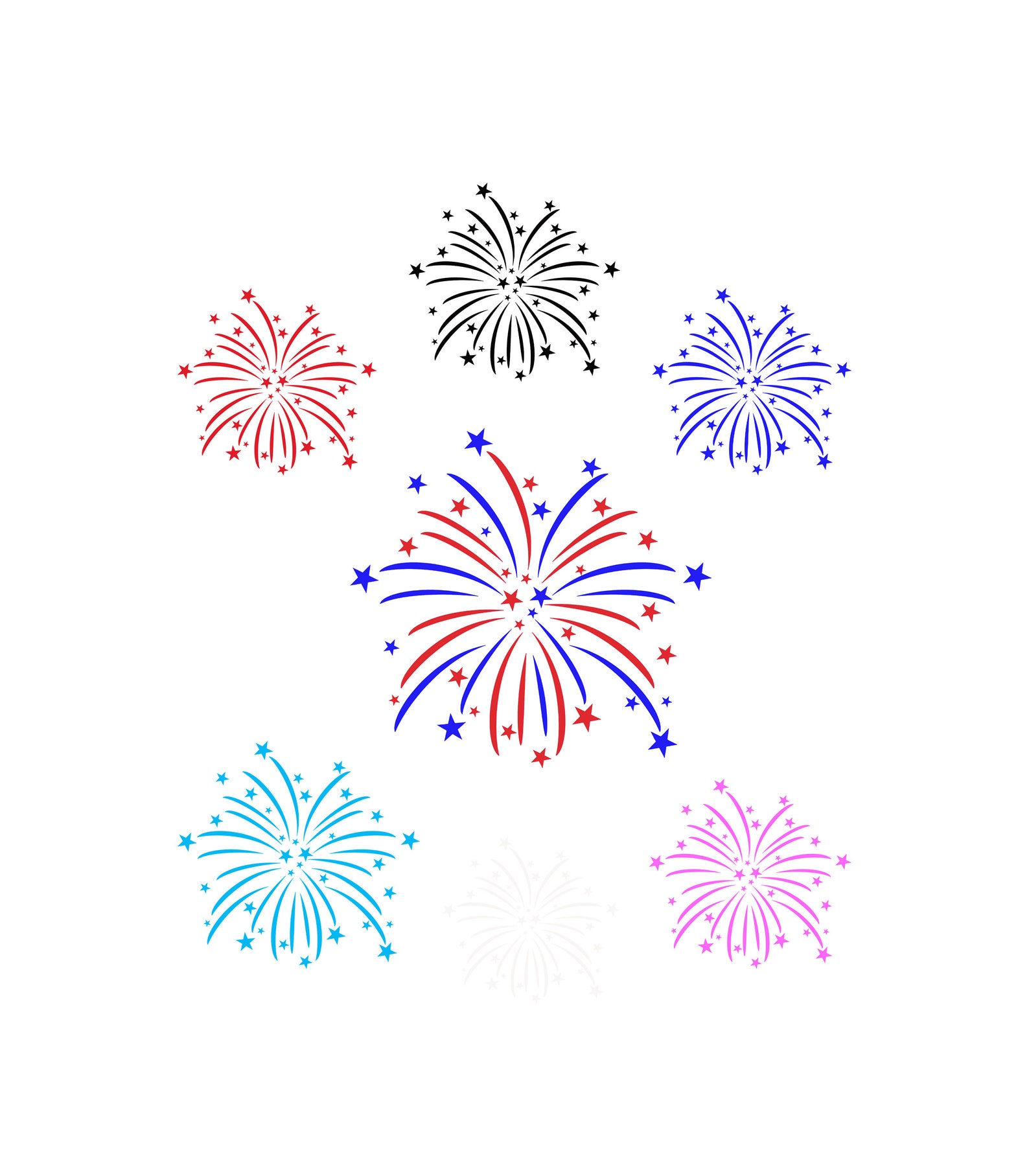 American Flag Smiley Face PNG Bundle, 4th July Sublimation (digital ...