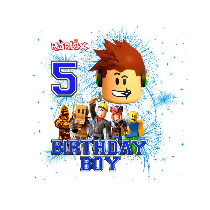 Roblox 5th Birthday Decor - Etsy
