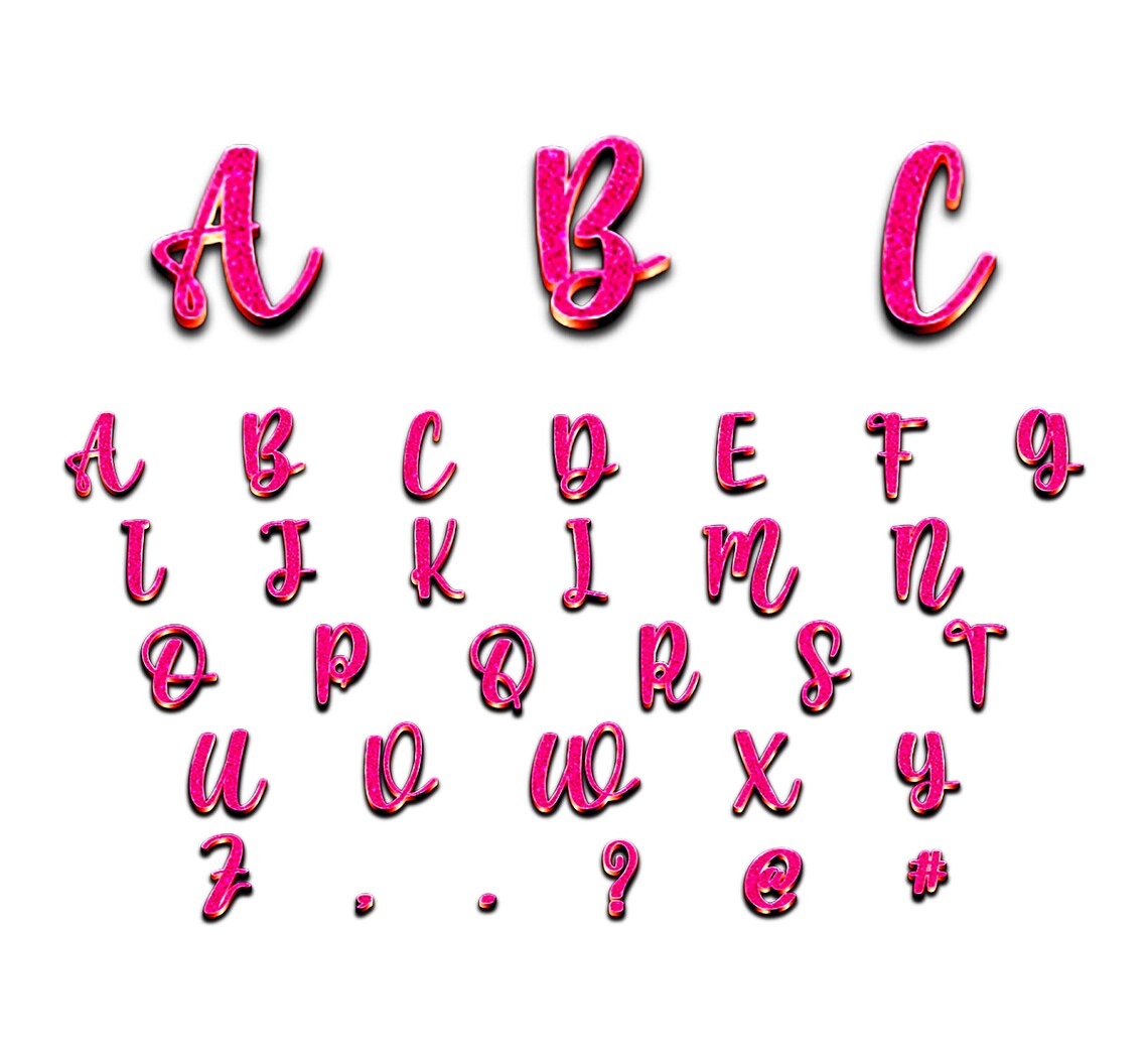 Red Alphabet Font Png , Premium Glitter Red Alphabet Png , Luxury Red ...