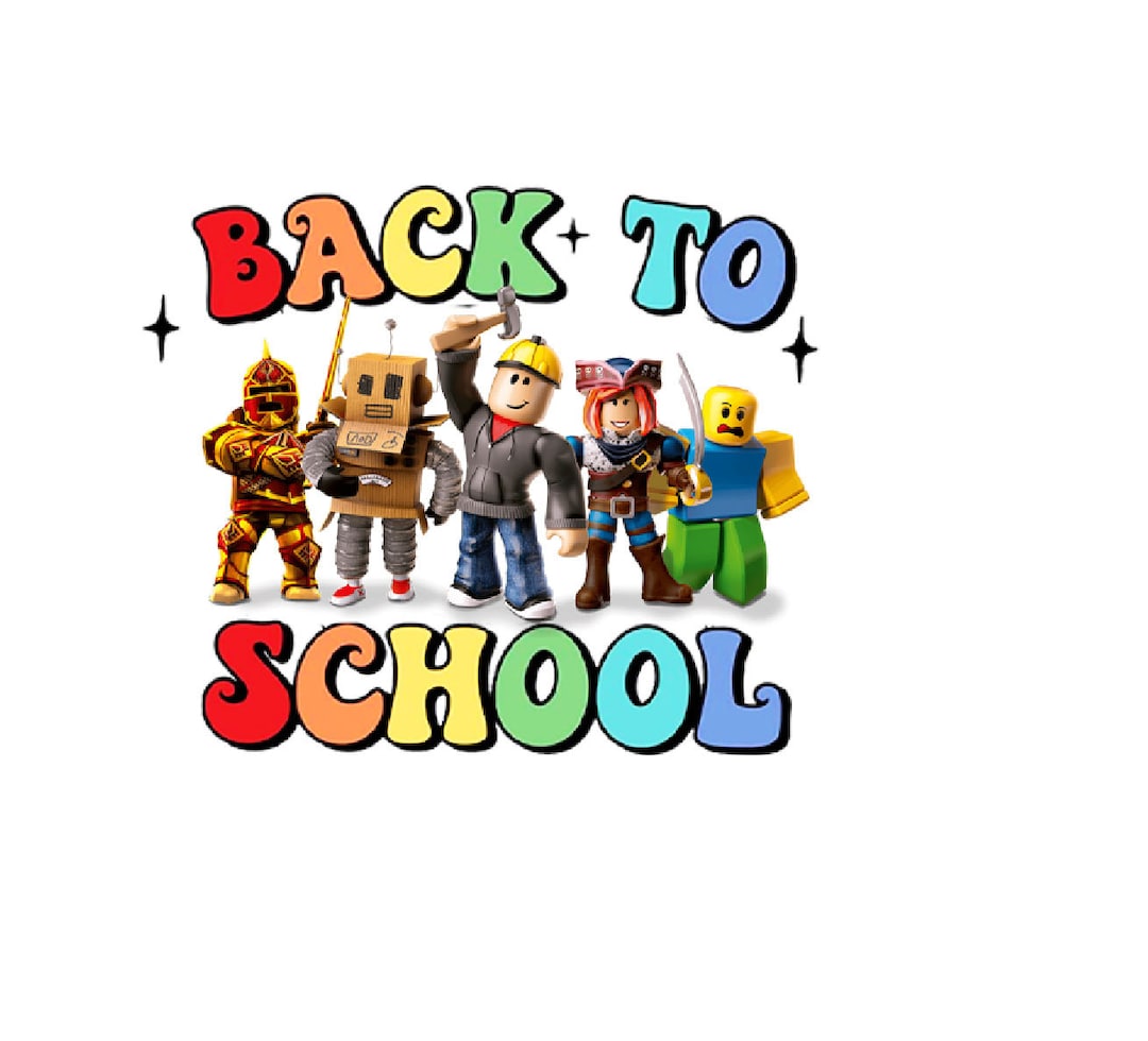 Back to School Roblox Png , Back to School Roblox Bundle , Back to ...