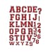 Red Fonts University Font Png University Fonts , College Fonts Alphaets ...