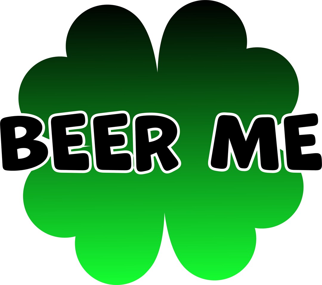 Beer Me Shamrock SVG - Etsy