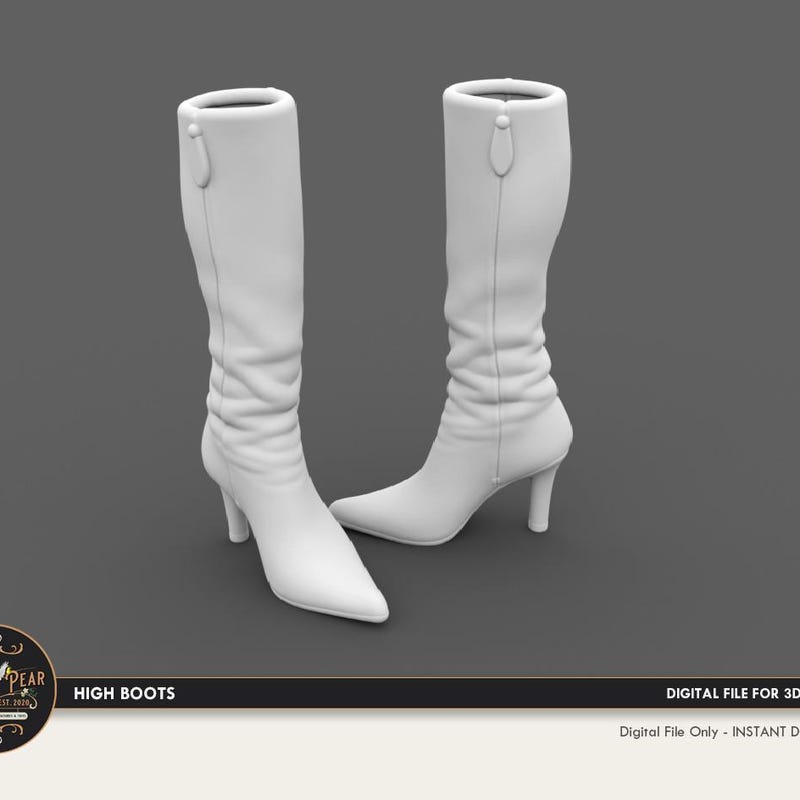 High hills shoes - Etsy Polska