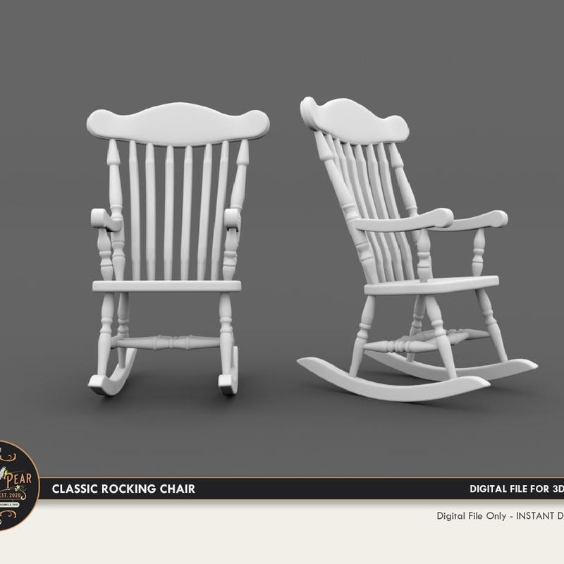 Antique Chair Rocking - Etsy