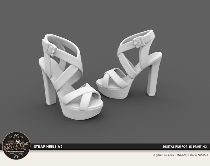 1/12 Scale Miniature High Heel Shoes - Digital STL File - Etsy Canada