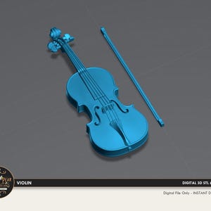 1:12 Violin Dollhouse Miniature - 3D STL PRINT File Instant Download - Etsy