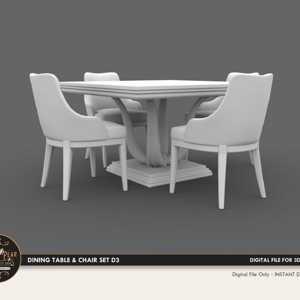Dining Table and Chairs - Etsy