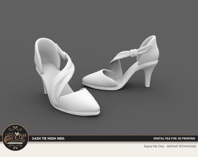 1/12 Scale Miniature High Heel Shoes - Digital STL File - Etsy Canada