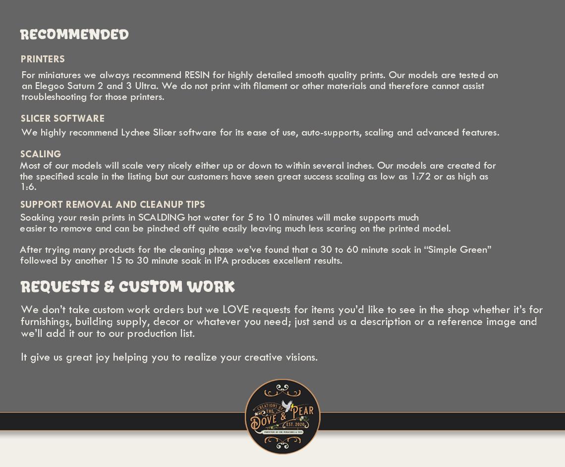 1:12 Mary Janes A1 Dollhouse Miniature - 3D STL PRINT File Instant ...