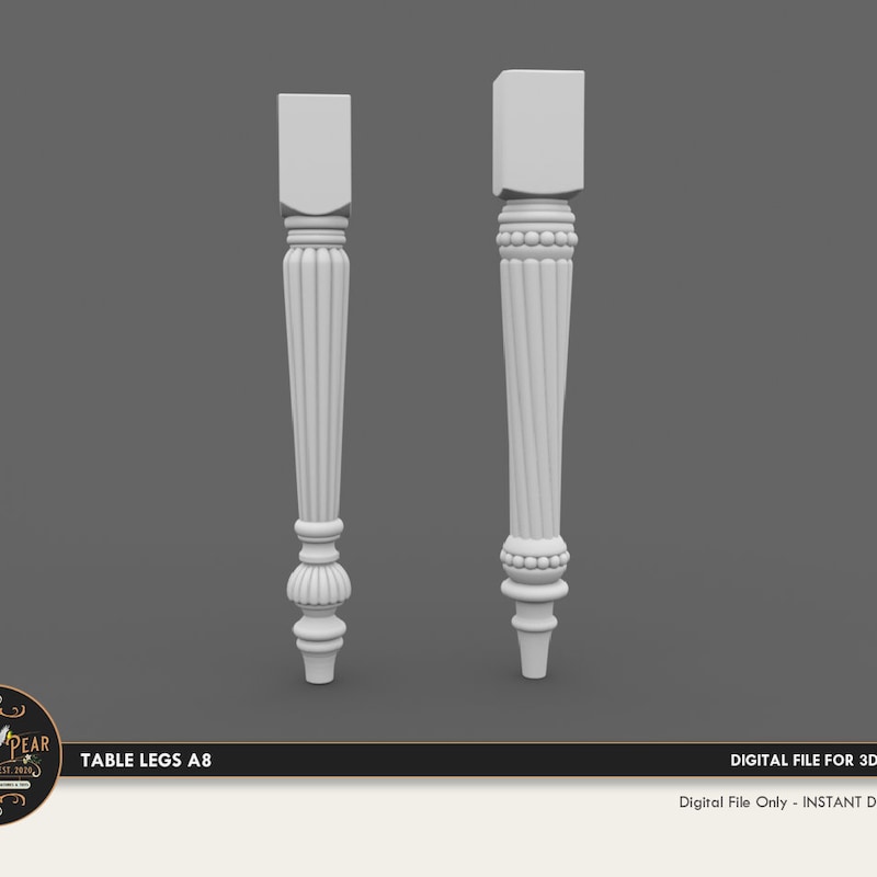 3d Print File Table Legs - Etsy
