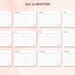 Printable Minimalist Calendar 2024, Calendar 2024 Printable, Monthly ...