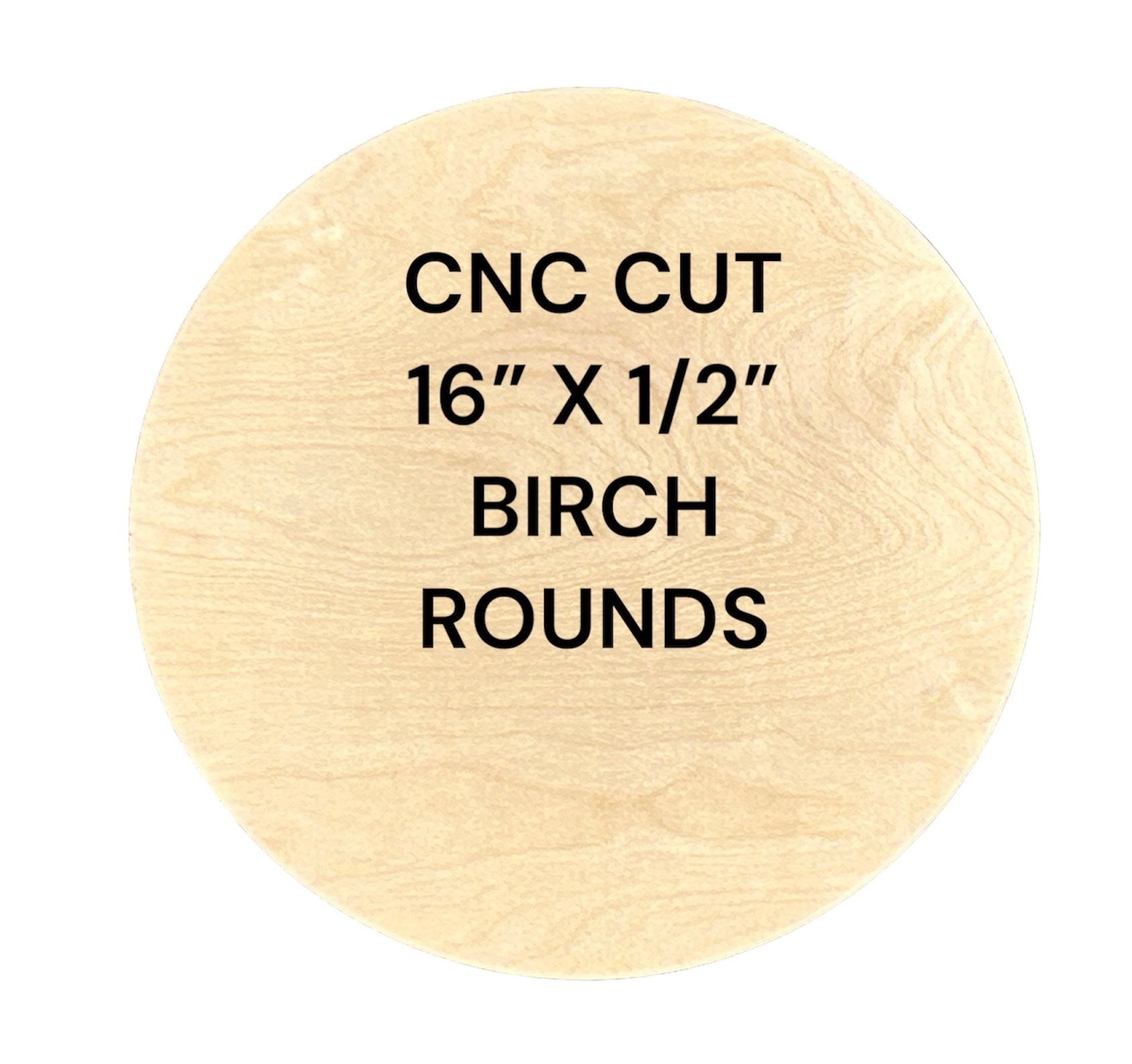 16" Wood Rounds/custom Order/circles/cnc Cut/door Hangers/cake Stand ...