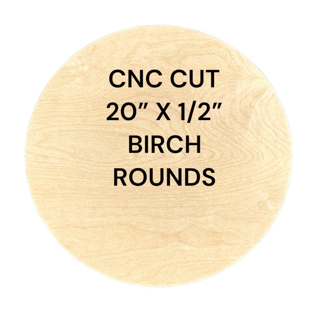 20" Rounds, Unfinished, Birch, Wood, Craft Rounds, Cake Base Rounds ...