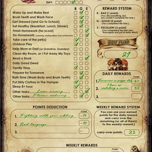 Harry Potter Timetable, Daily Planner, Weekly Planner, Daily Motivator ...