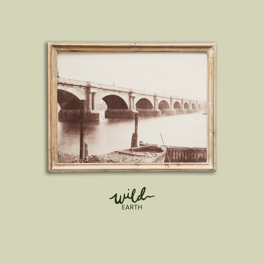 Old Waterloo Bridge, London, by William Henry Fox Talbot, 1846 ...