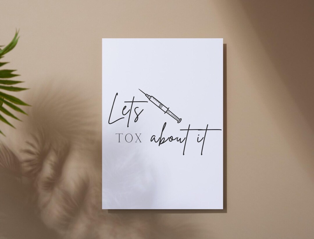 BOTOX Sign, Printable Template Med Spa Sign, Beauty Sign, Business Sign ...