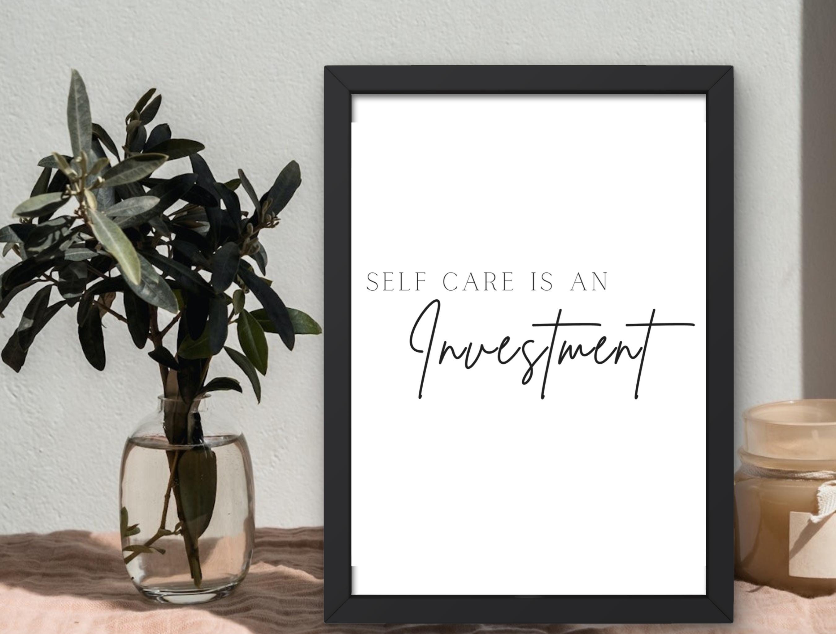 Self Care Sign, Printable Template Med Spa Sign, Beauty Sign, Business ...