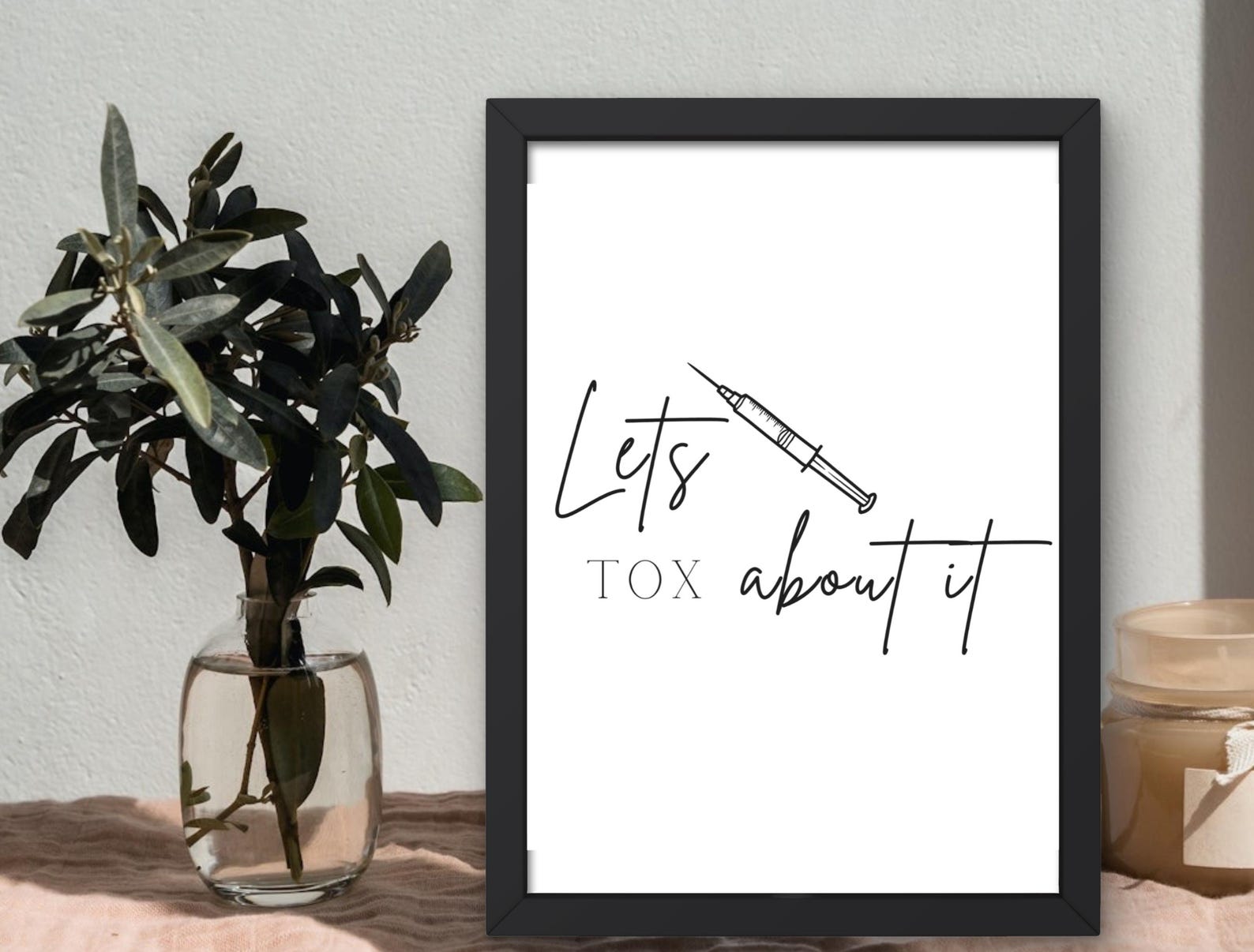 BOTOX Sign, Printable Template Med Spa Sign, Beauty Sign, Business Sign ...